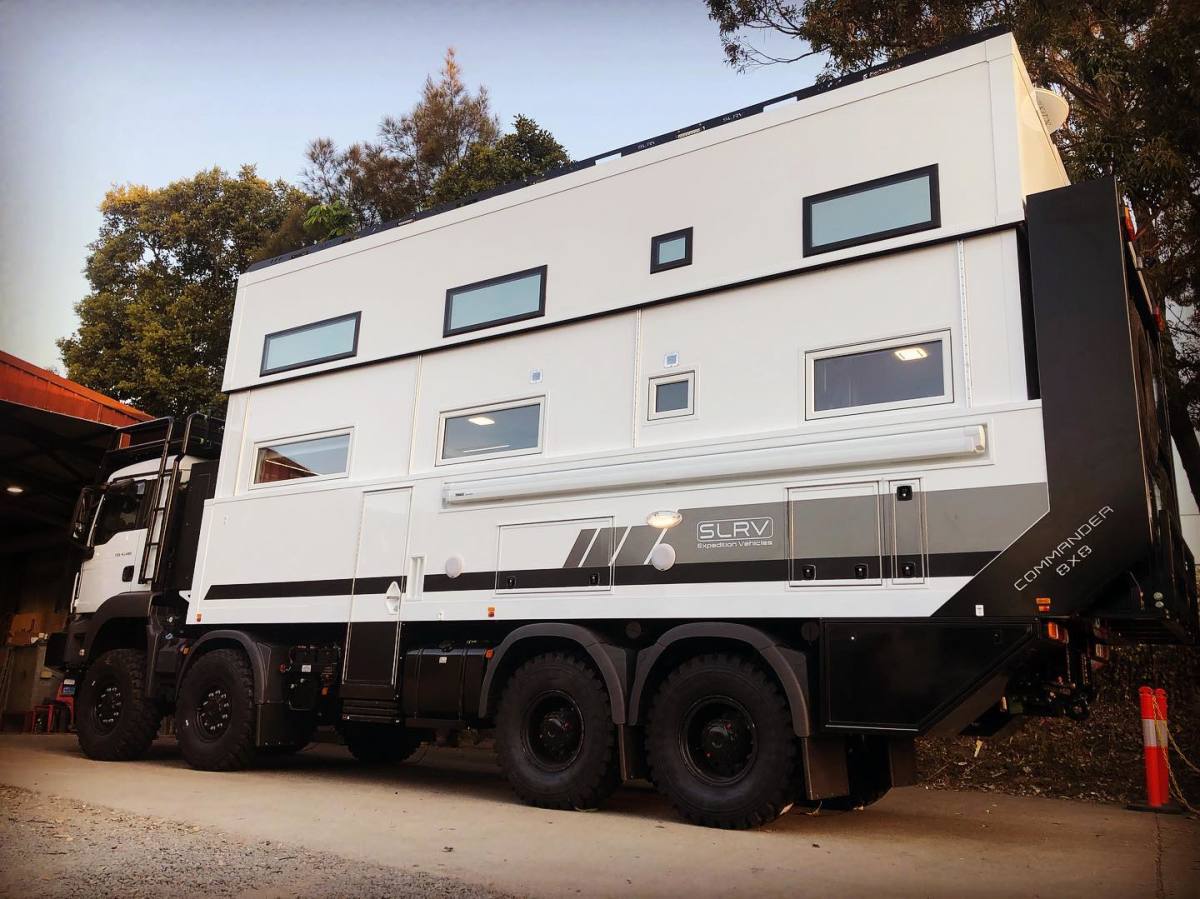 A Closer Look at The $900k SLRV Commander 8x8 Camper