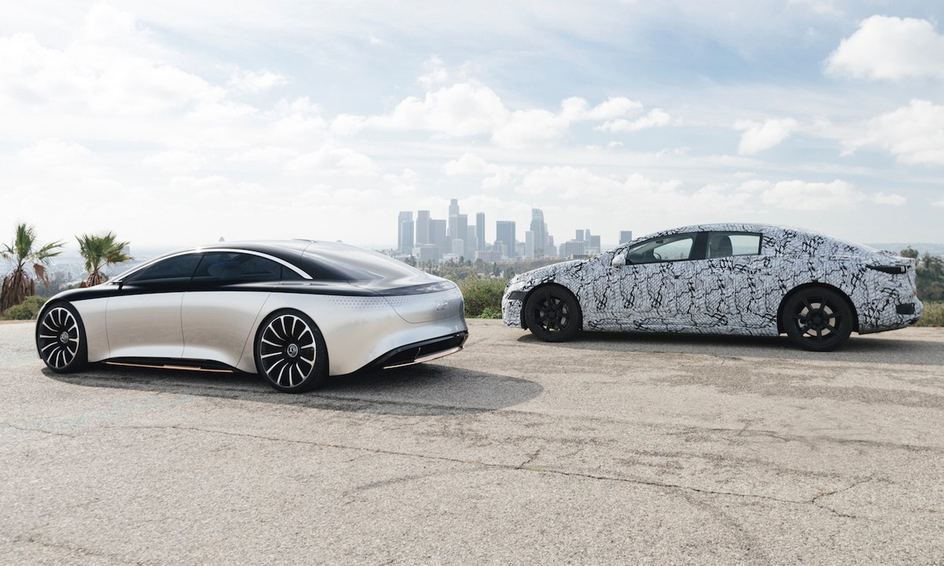 A Look At Mercedes Benz's Production EQS Electric Flagship